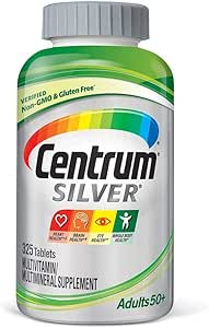 Amazon.com: Centrum Silver Adults 50+ 325 Tablets: Health & Personal Care