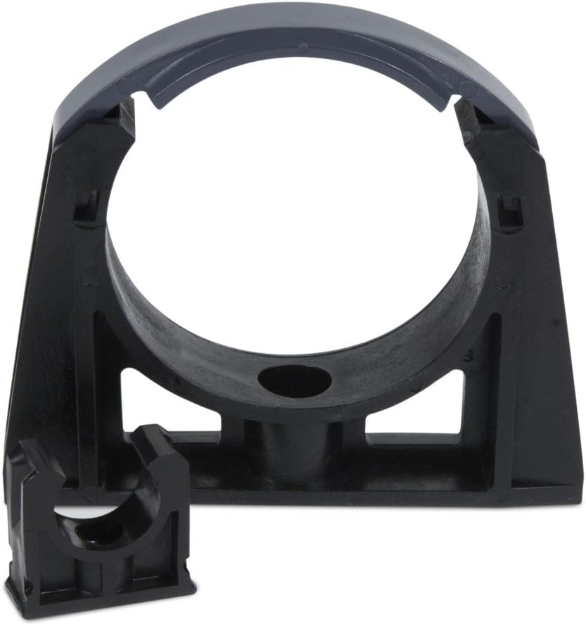 10x PVC Pipe Clamp / Pipe Clamp Diameter 50 mm with Bracket – BigaMart