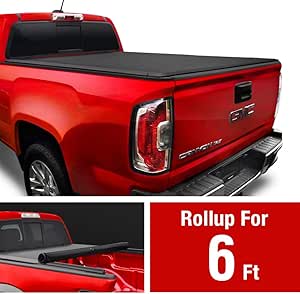 Amazon.com: MaxMate Soft Roll Up Truck Bed Tonneau Cover for 2015-2020 ...