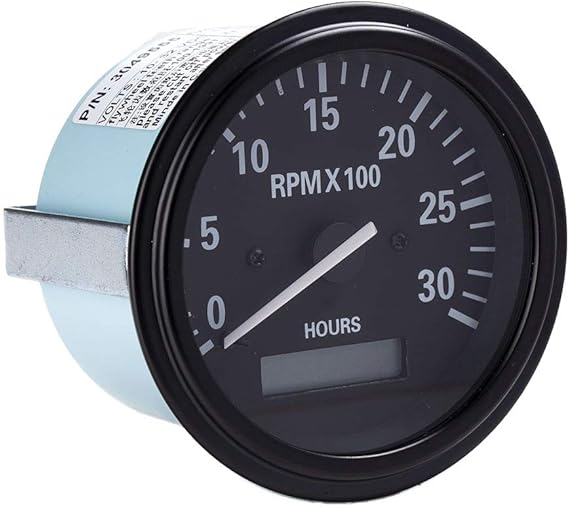 Amazon.com : Knowtek 12V/24V Tacho Digital Hour Meter 3049555 for ...