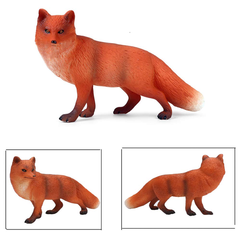 Mua Fox Toy Figures Set Includes Arctic Fox & Red Foxes Figurines Cake ...