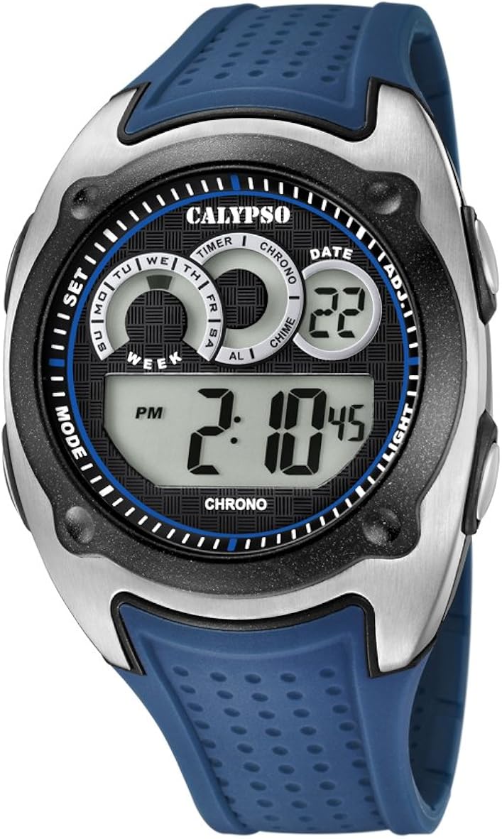 Calypso Mens Digital Quartz Watch with Plastic Strap K5722/3: Calypso ...
