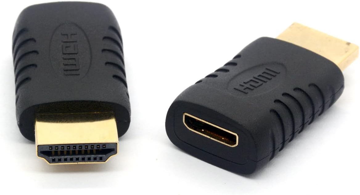 Mini HDMI Female Connector, HDMI Male to Mini HDMI Female Adapter ...