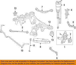 Amazon.com: MERCEDES-BENZ 2223500132 GENUINE OEM REAR ARM: Automotive