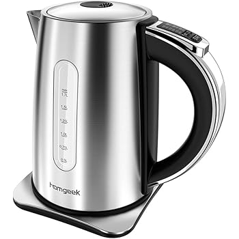 Amazon.com: Magic Chef MCSK17SS Electric Kettle, 6.1X 8.8 X9.5 ...