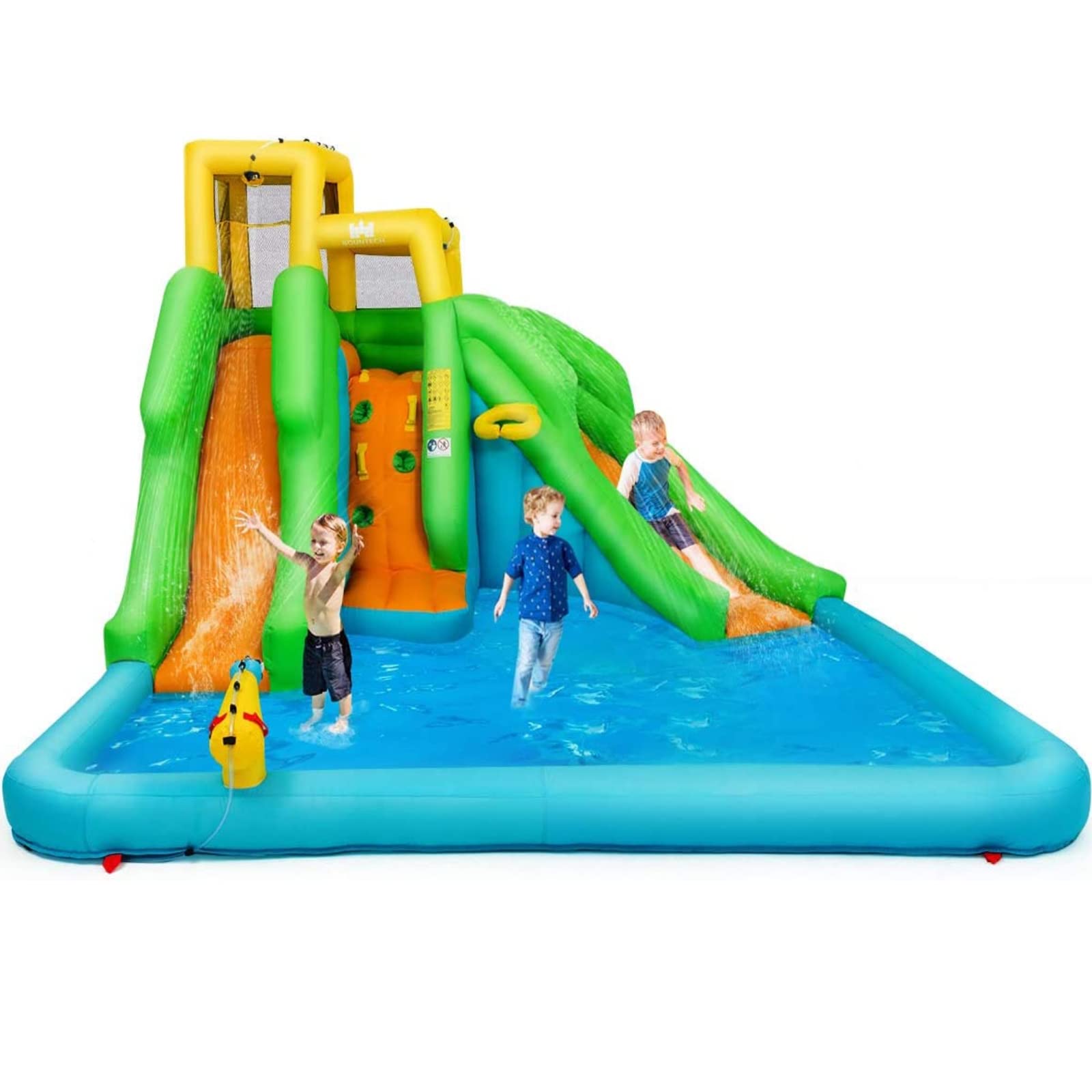 Mua BOUNTECH Inflatable Water Slide, 6 in 1 Giant Water Park for ...