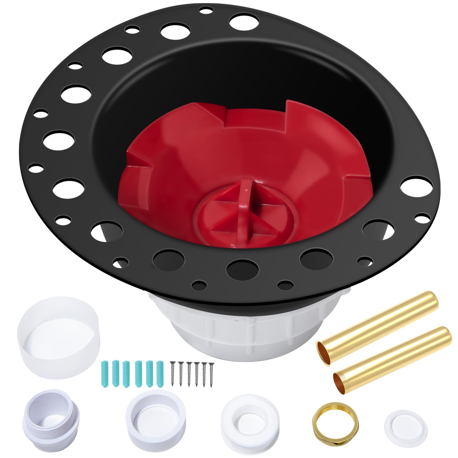 Freestanding Tub Drain Rough-in Kit, Solid Copper Drain Kit for ...