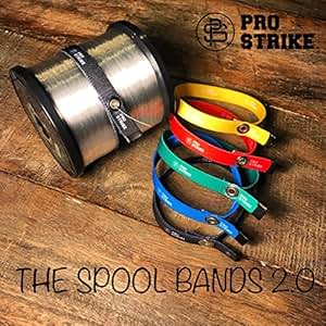 Amazon.com : Pro-Strike The Spool Bands (Set of 5) Fishing line spool ...