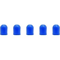 Dark Blue Bulb Covers Caps Boots 5-Pack 10mm T3.25, G3.25, fits 193 ...