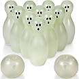 Amazon.com: Glow-in-The-Dark Halloween Ghost Bowling Kit : Sports ...