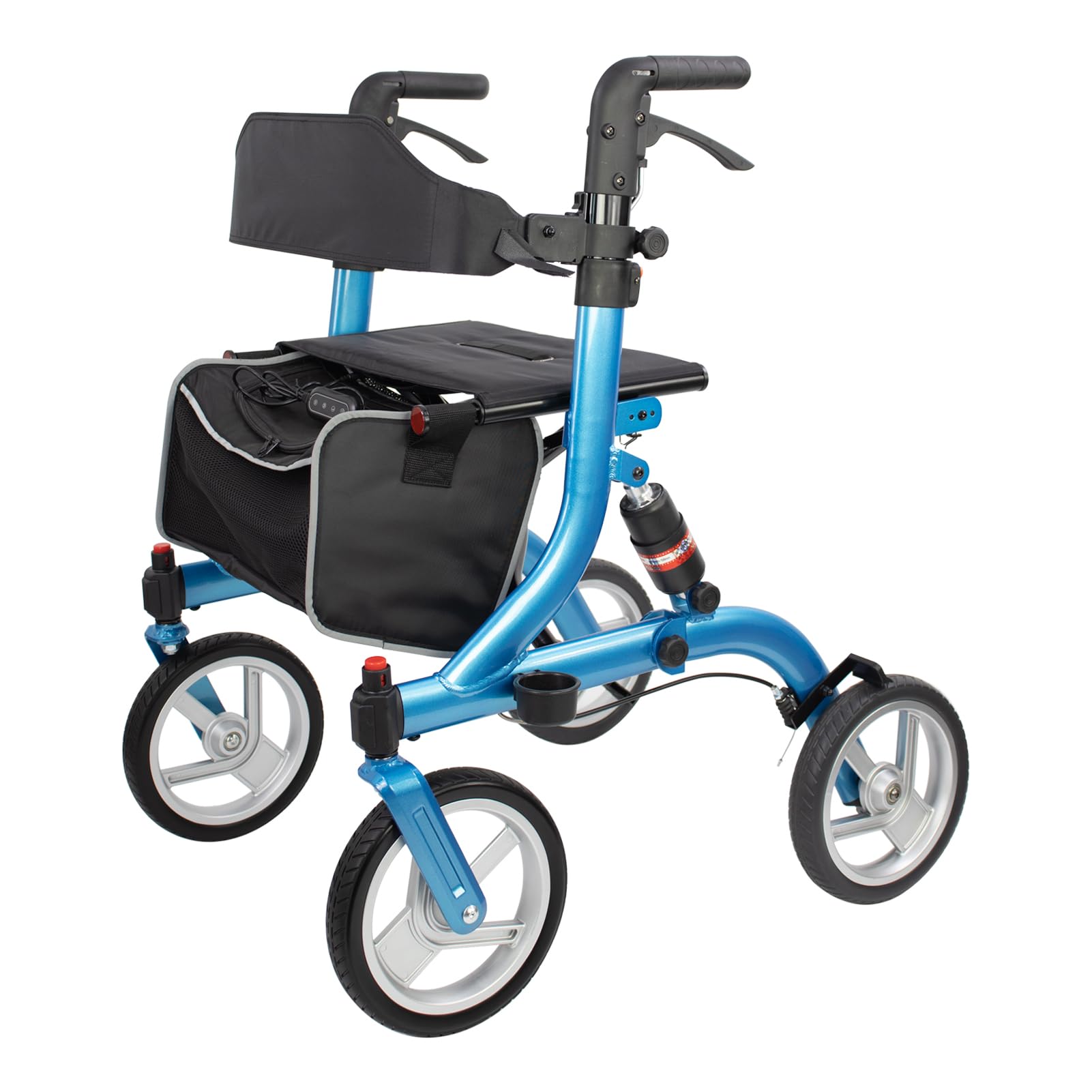 Mua Rollator Walkers for Seniors-Folding Rollator with Seat and 10-inch ...