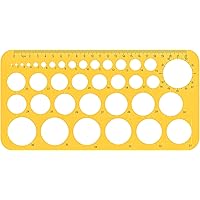 Amazon.com : RZDEAL Circle Round Stencil Template Artist Design Drawing ...