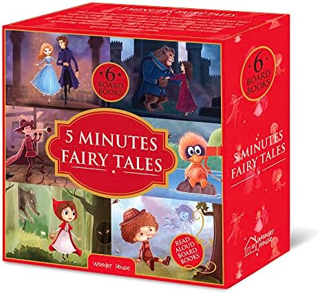 5 Minutes Fairy Tales Bookset : Giftset of 6 Board Books for Children ...