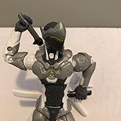 Amazon.com: Overwatch Ultimates Series Genji (Chrome) Skin 6"-Scale ...