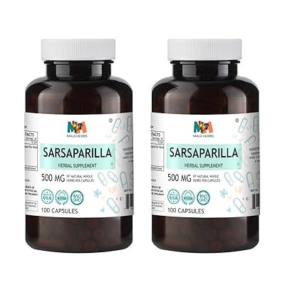 Buy Sarsaparilla Capsules, 500 mg, Organic Sarsaparilla Root Smilax ...
