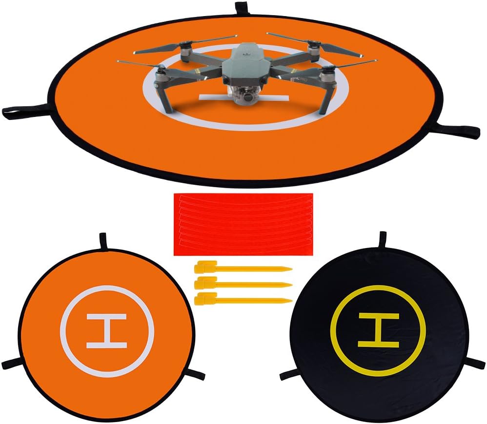 Rovtop Drone Landing Pad 31"/80cm Helipad Helicopter Landing Mat ...
