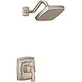 Moen UT3692BN Voss Collection M-CORE 3-Series 1-Handle Shower Trim Kit, Valve Required, Brushed ...