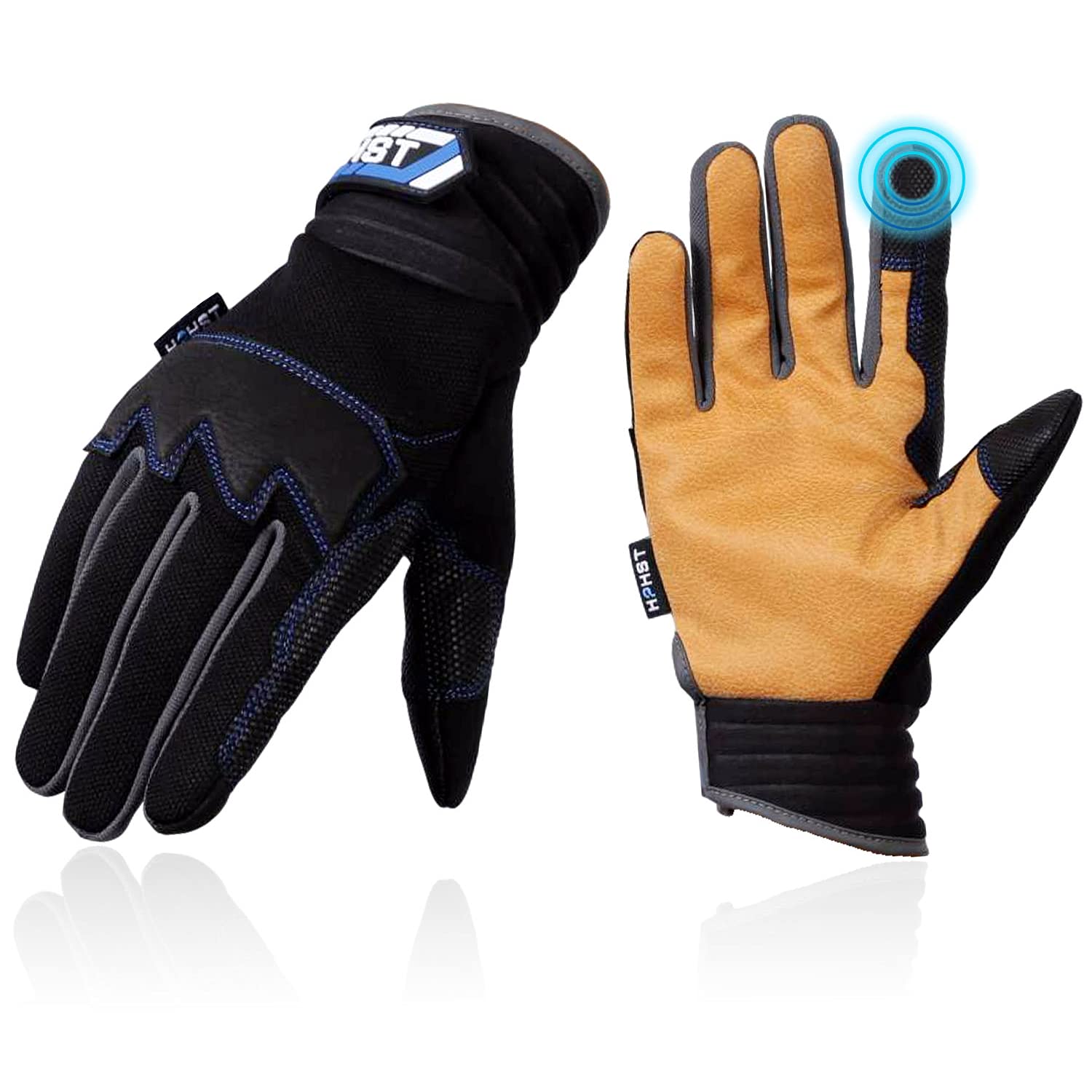 HPHST Work Gloves for Men, Professional Work Gloves Mechanic ...