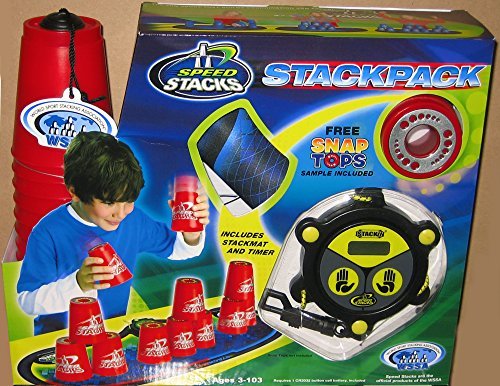 Speedstack RED Plastic Metallic Stackpack Stacking Competition Cups ...