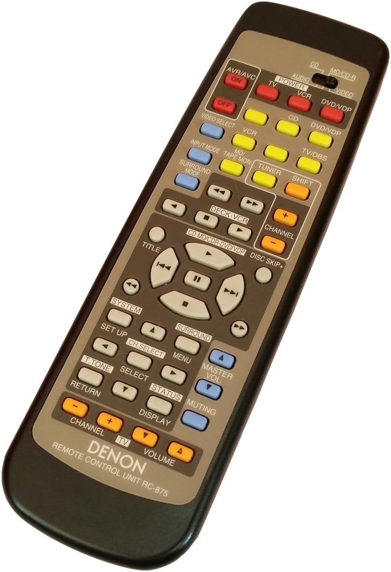Denon RC-875 Remote Control Unit for AVR-1601 AVR-681: Amazon.co.uk ...