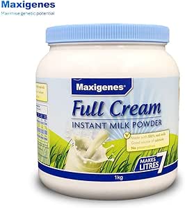 Maxigenes Full Cream Instant Milk Powder 1kg, x: Amazon.com.au: Grocery ...
