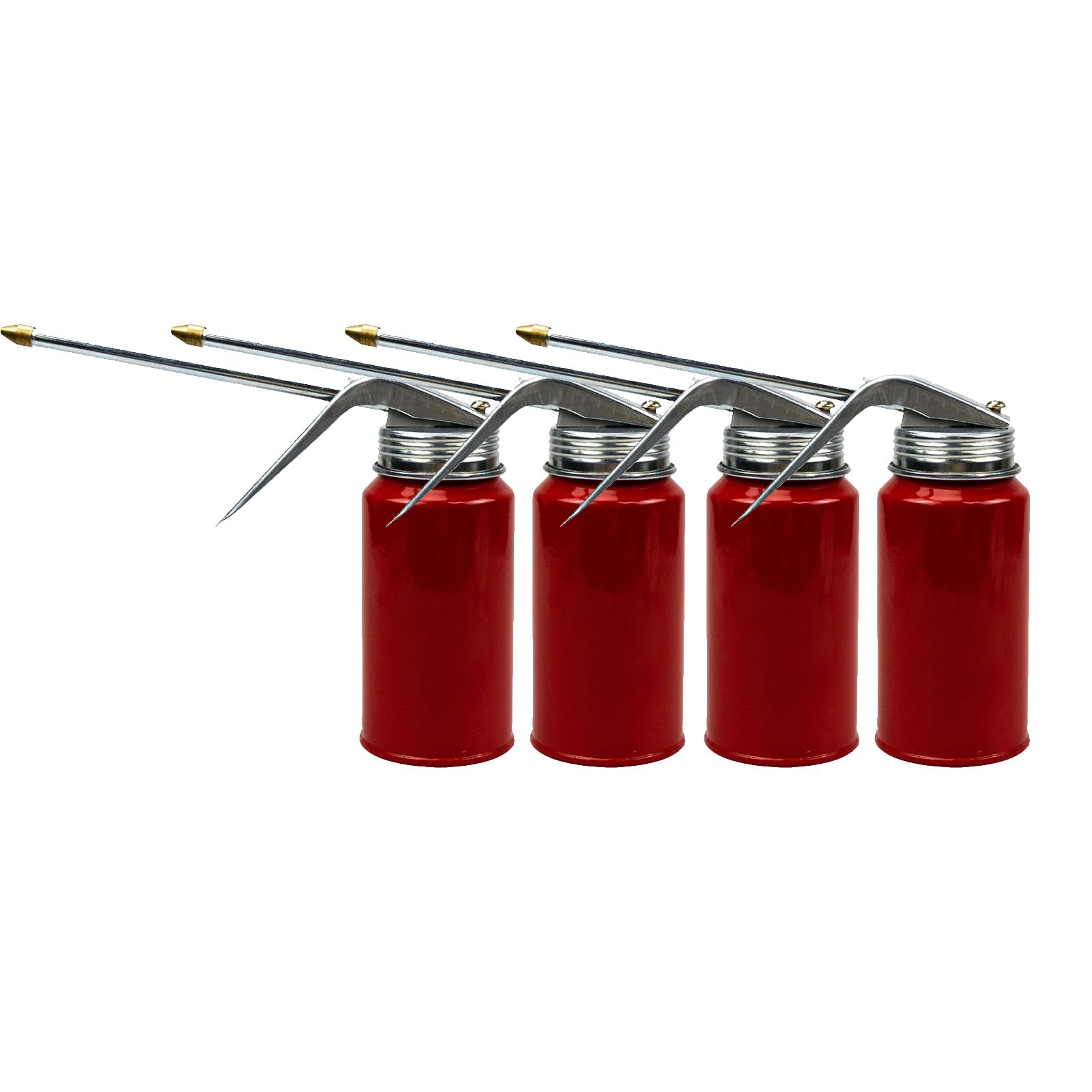 lygchii 4 Pcs Hand Pump Oiler Can, 200ml Gun Oil Spray Can, Metal Pump ...