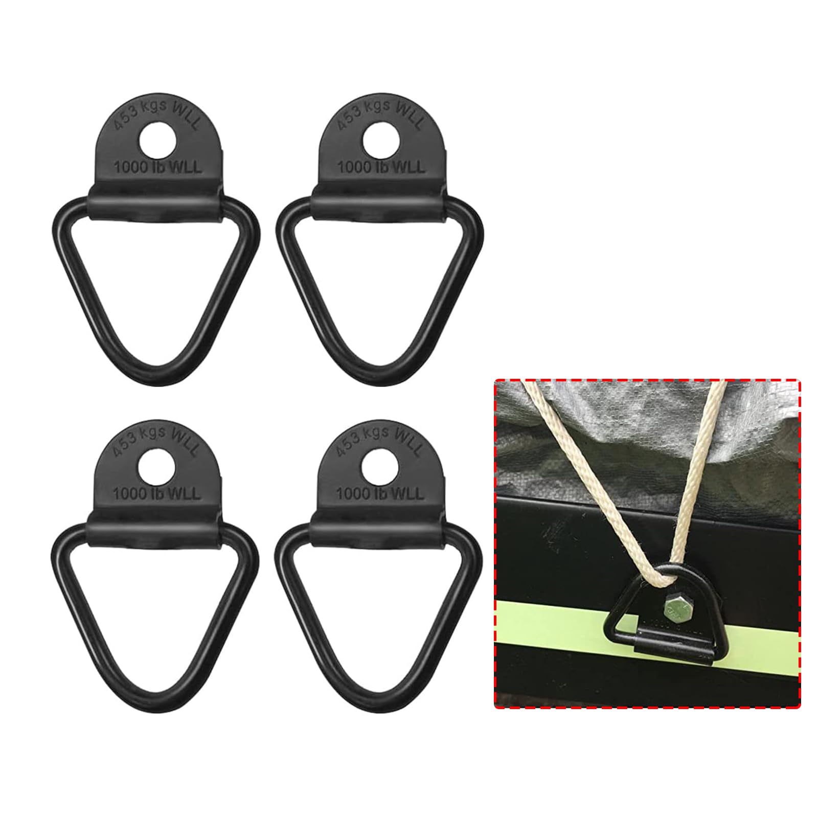 Mua Pack of 4 V-Shaped Ring Embedded Installation Accessories, Hook ...