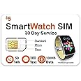 Amazon.com: $5 Smart Watch SIM Card for 4G LTE GSM Smartwatches and ...