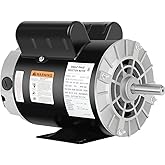 Air Compressor Electric Motor, 3HP SPL 3450 RPM, 115/230V Single Phase, 56 Frame 5/8 Keyed Shaft ...