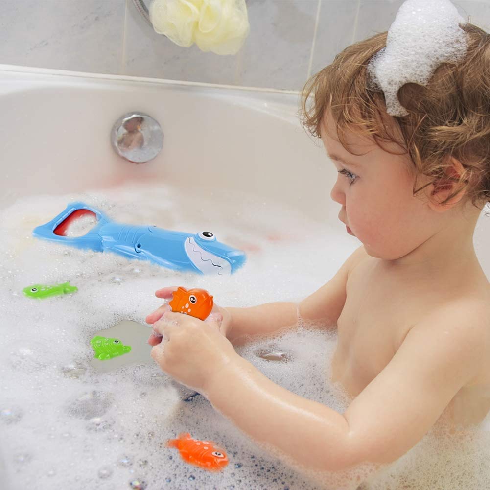 Mua 2024 Upgraded Shark Bath Toys Baby Pool Bathtub Toys Shark Grabber ...