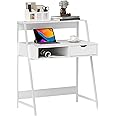 Amazon.com: HOMCOM Home Office Desk, Computer Desk with A Frame for ...