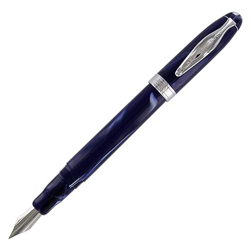 Luxury Brands Noodler's Ahab Flex Nib Fountain Pen Lapis Medieval, Blue ...