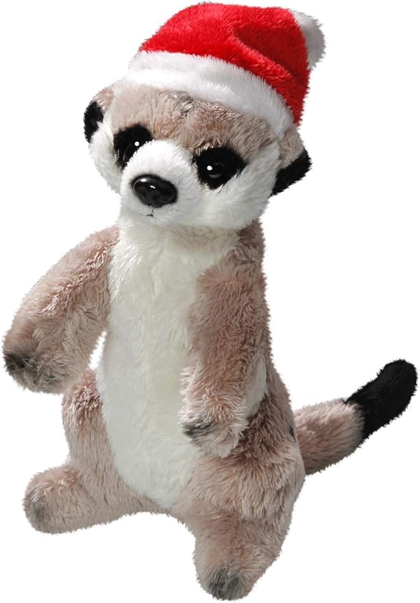 Meerkat with Christmas cap 6 inches, 15cm, Plush Toy, Soft Toy 3496 ...