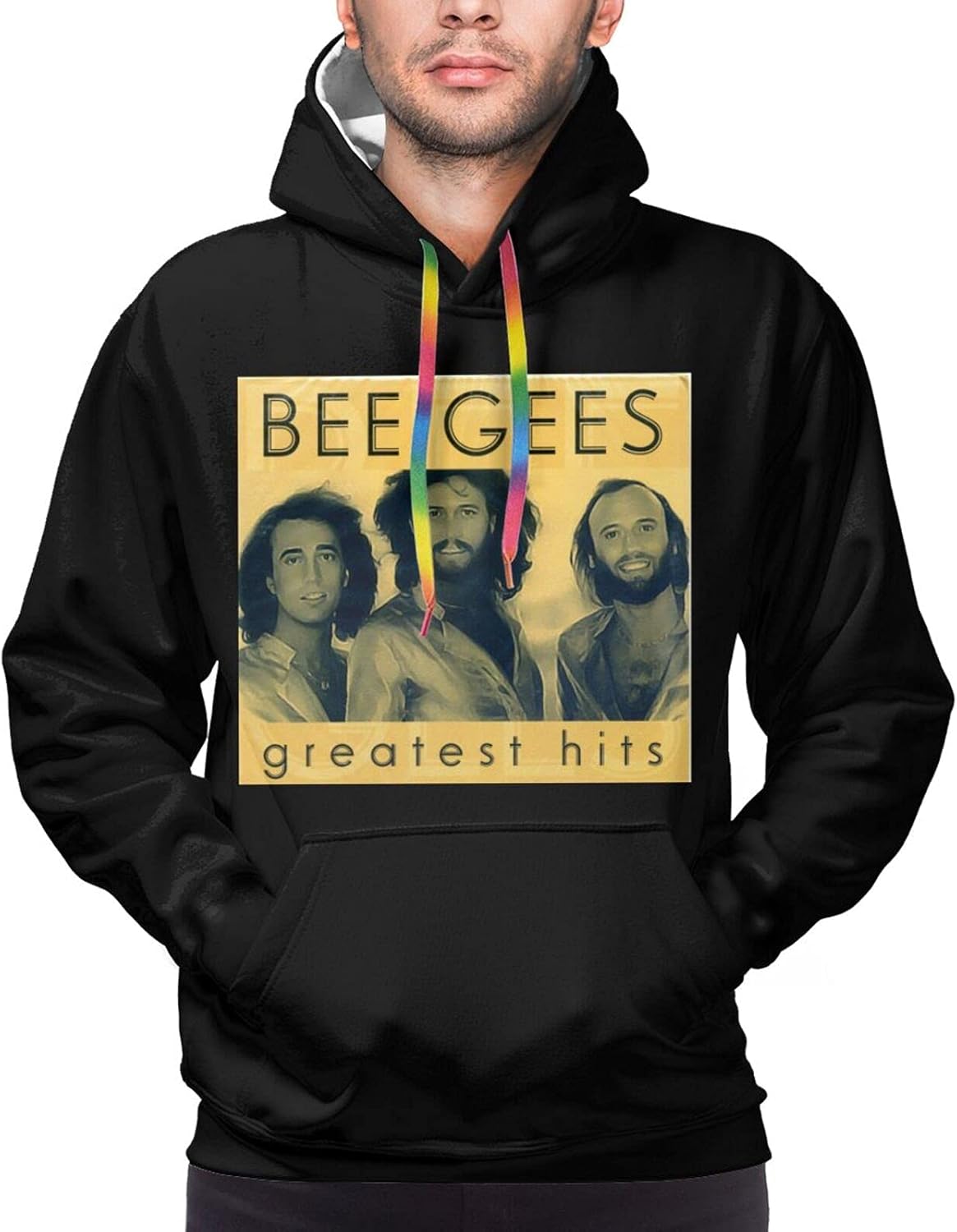 Amazon.com: Bee Gees Men'S Fashion Hoodie Pocket Sweater Casual ...