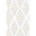 Stripe Wallpaper Peel and Stick Wallpaper Modern Stripe, Beige White ...