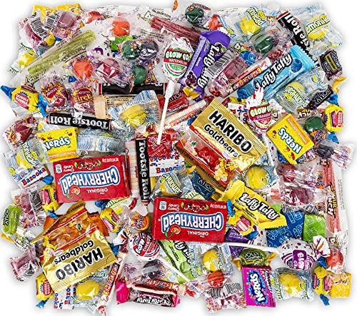 Candy Jar Filled With Your Favorite Party Mix, Blow Pops, Cherry Heads ...