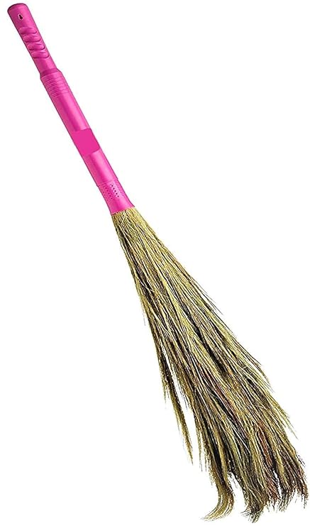 Priyanshu® Durable and Strong Eco-Friendly Indian Soft Grass Broom ...