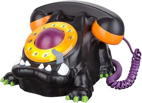 Amazon.com: 8 Inch Animated Monster Spooky Haunted Halloween Telephone ...