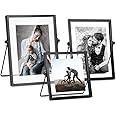 Amazon.com - ZONYEO Set of 3 Glass Picture Frame, Collection Simple ...