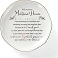 Amazon.com: HOME SMILE Matron Of Honor Ring Dish - Will You Be My ...