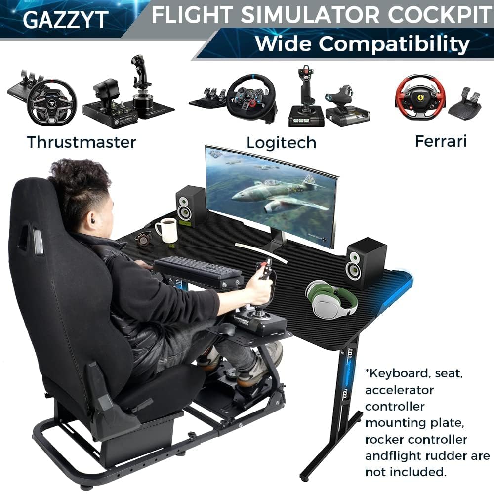 Mua Gazzyt Racing Simulator Cockpit Sim Flight Cockpit Fit for Logitech ...