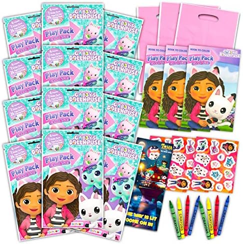 Rainbow Studios DreamWorks Gabby's Dollhouse Play Pack Party Favors ...