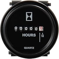 Amazon.com: Quartz Hour Meter 12-36V DC AC, Boat Hour Meter, 12 Volt Hour Meter Round Waterproof ...