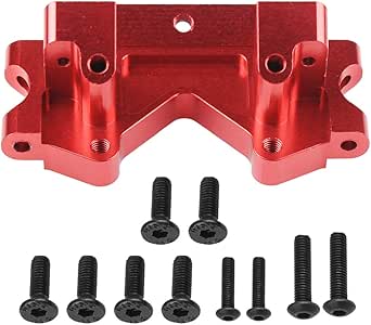 Amazon.com: Hobbypark Aluminum Front Bulkhead Upgrade Parts for 1/10 Traxxas Slash 2WD Rustler ...