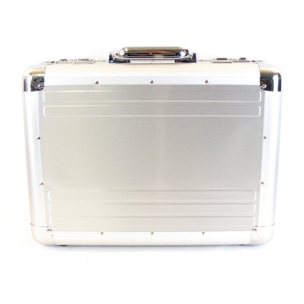 Dermata Aluminium Aktenkoffer Modell 01 aluminium/silber: Amazon.de ...