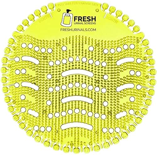 Urinal Screens (10 PACK) - Yellow Lemon in Oman | Whizz Urinal Accessories