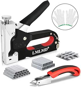 Amazon.com: Staple Gun Set Heavy Duty & 1800 Staple Selection Pack ...