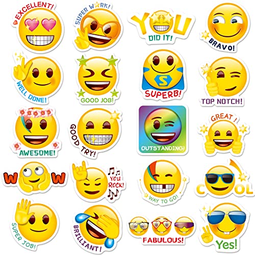 200PCS Emoji Sticker for Kids Emotion Reward Stickers Emotion Sticker ...