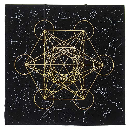 Mua Tarot Cloth Alter Cross Metatron Constellation Astrology Tarot Mat ...