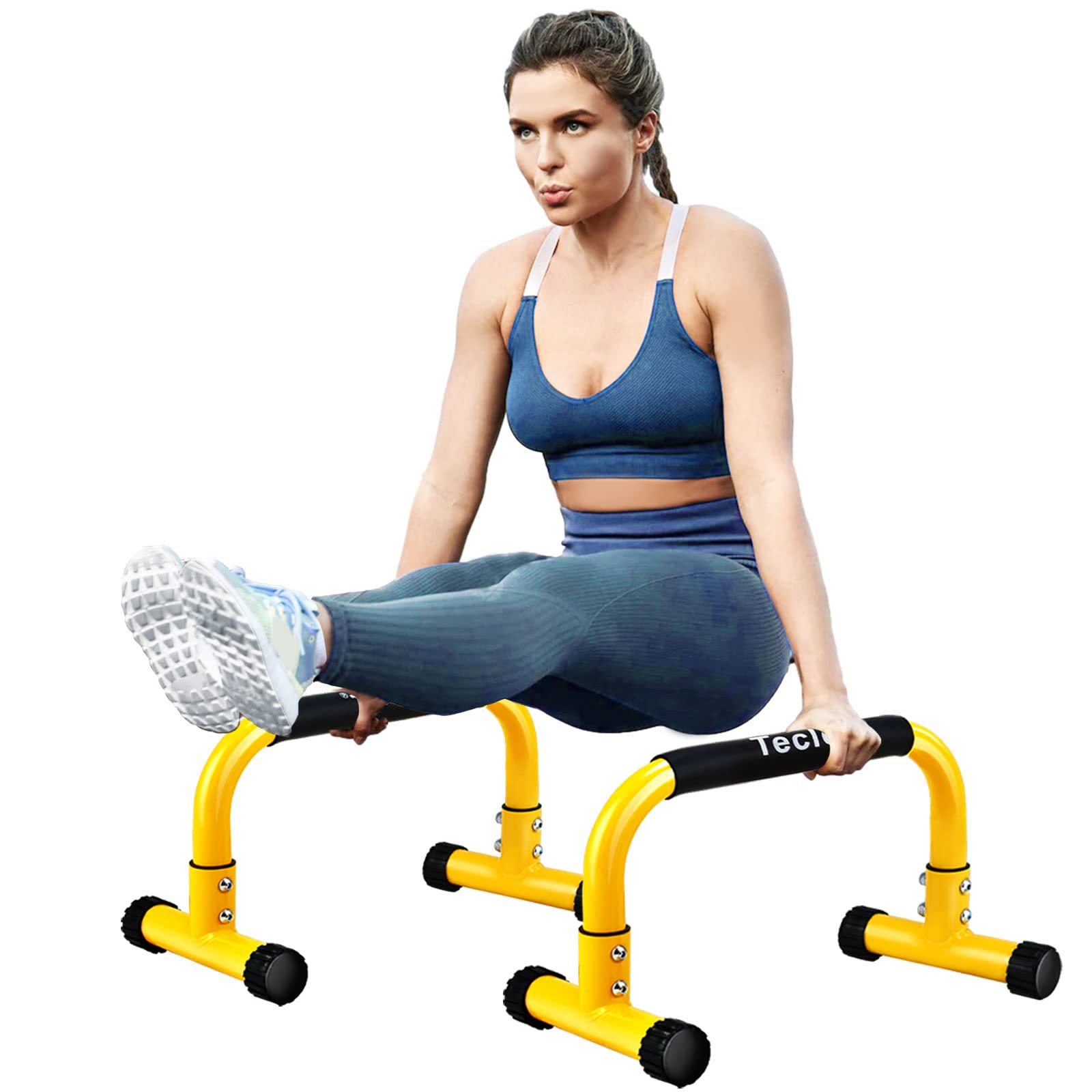 Mua Teclor Push Up Bar, Parallettes Bars For L-sit & Dip, Heavy-Duty No ...
